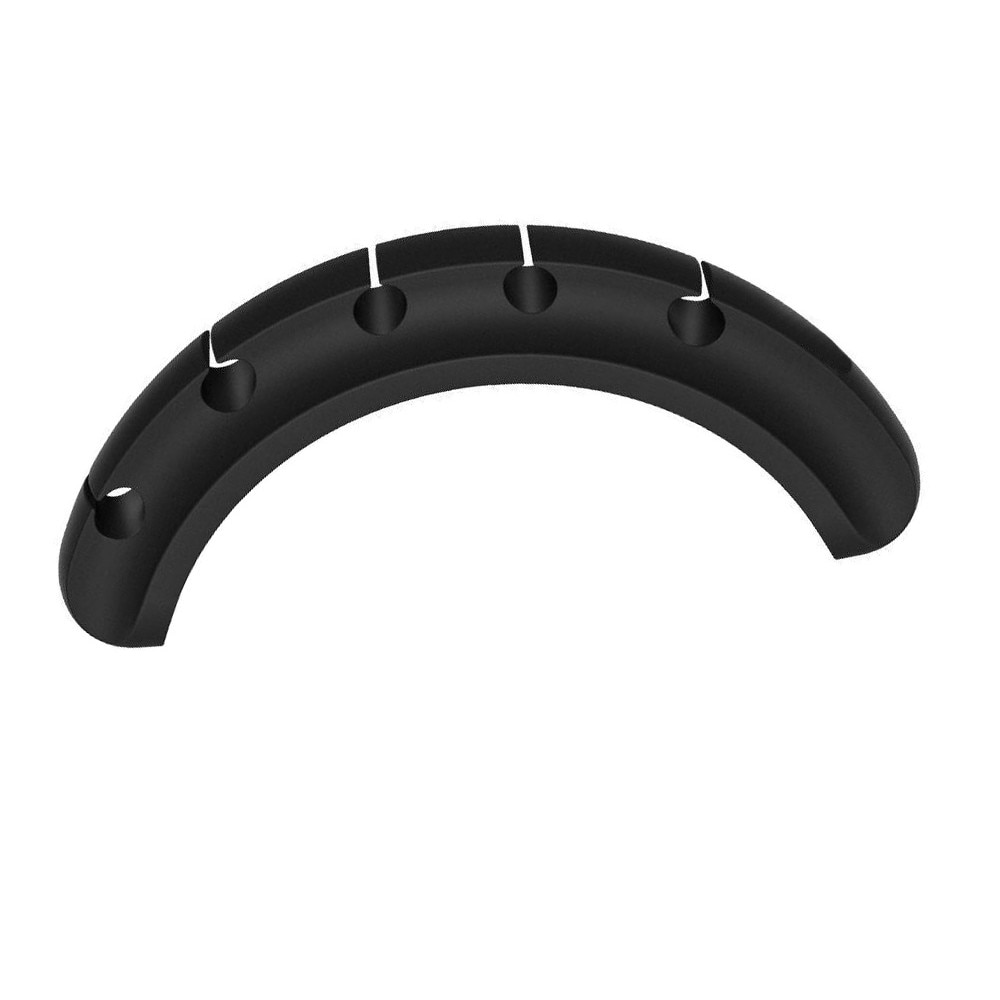 Organizator cabluri de birou, 5 locuri, negru - eMAG.ro