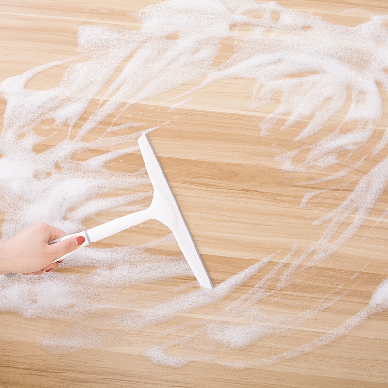 Racleta geam, Plastic/Silicon, 25 cm, Alb/Gri - eMAG.ro