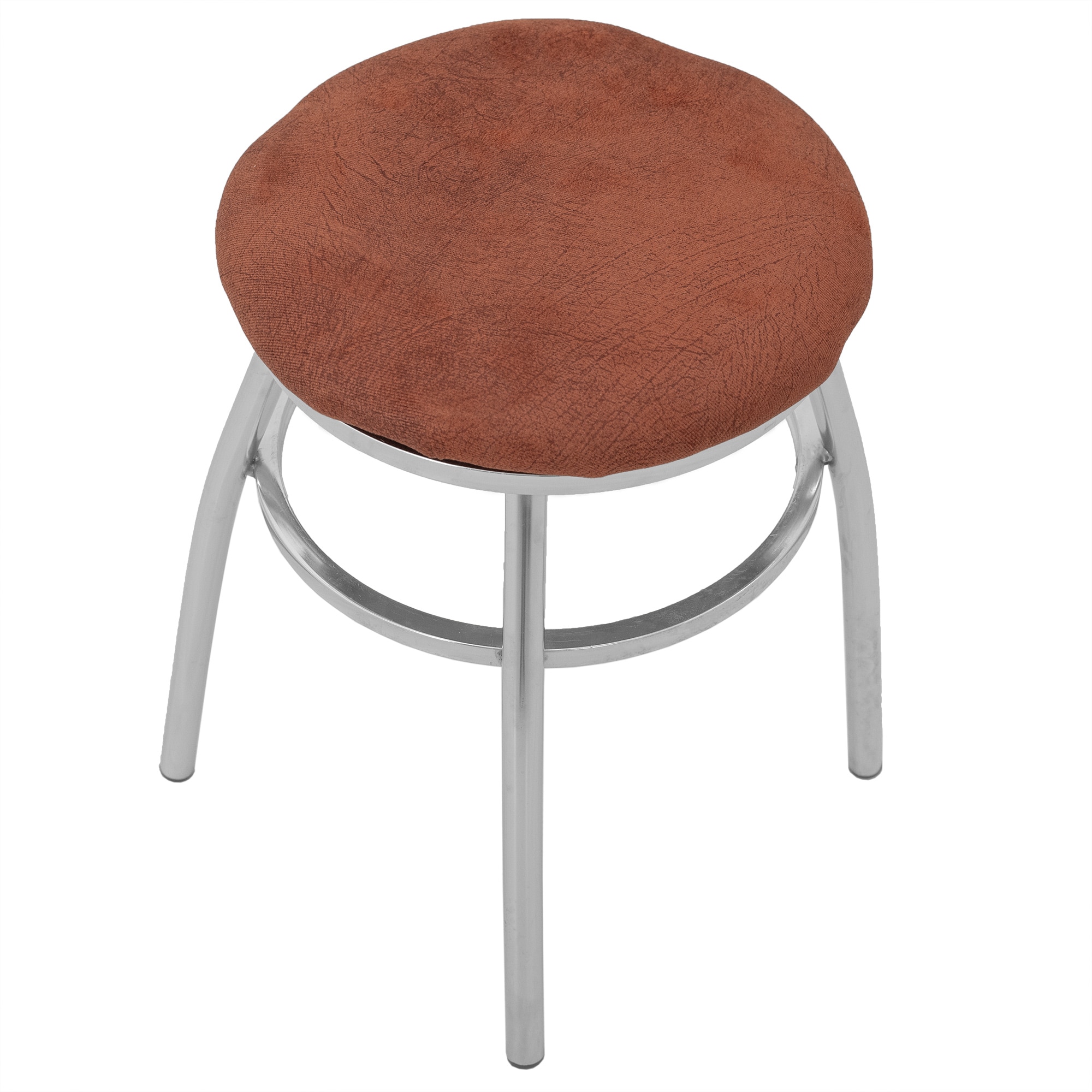 Set 4 scaune tip taburet, DENVER, Odesa, cadru cromat, tapitat, stofa ...