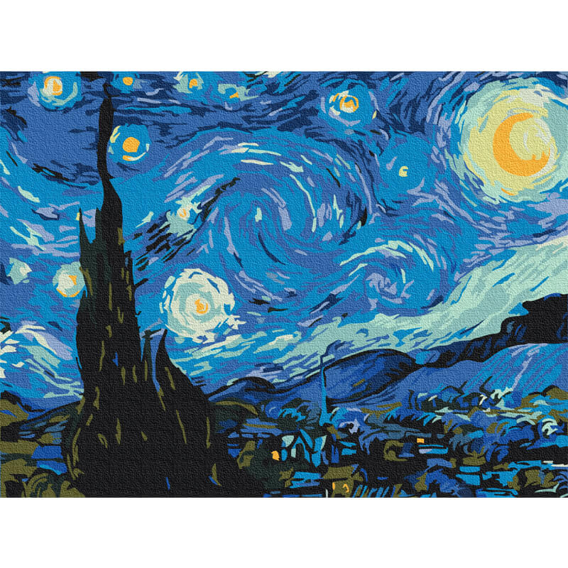 Pictura pe numere Van Gogh Starry Night Atelier - eMAG.ro