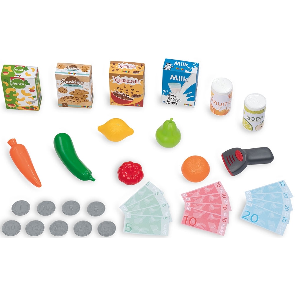 Magazin pentru copii Smoby Market cu 34 accesorii - eMAG.ro