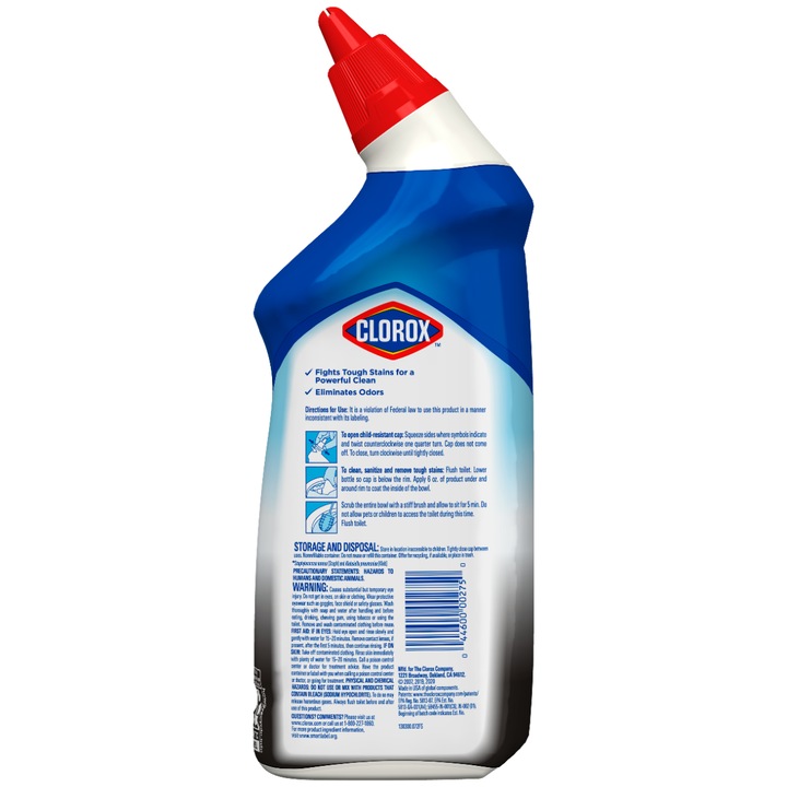 Dezinfectant anticalcar si rugina pentru toaleta Clorox, 709 ml - eMAG.ro