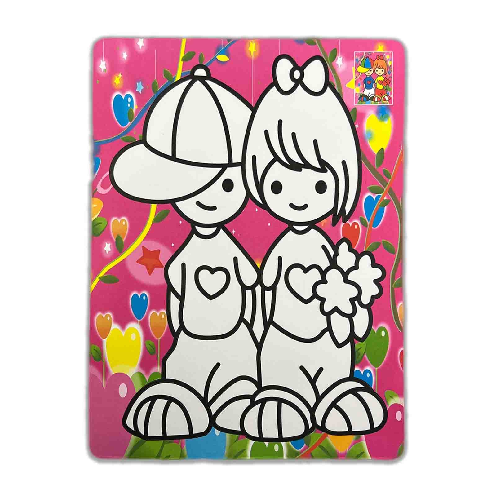 Set creativ 11 planse Pictura cu nisip colorat pentru fete, + 3 ani ...