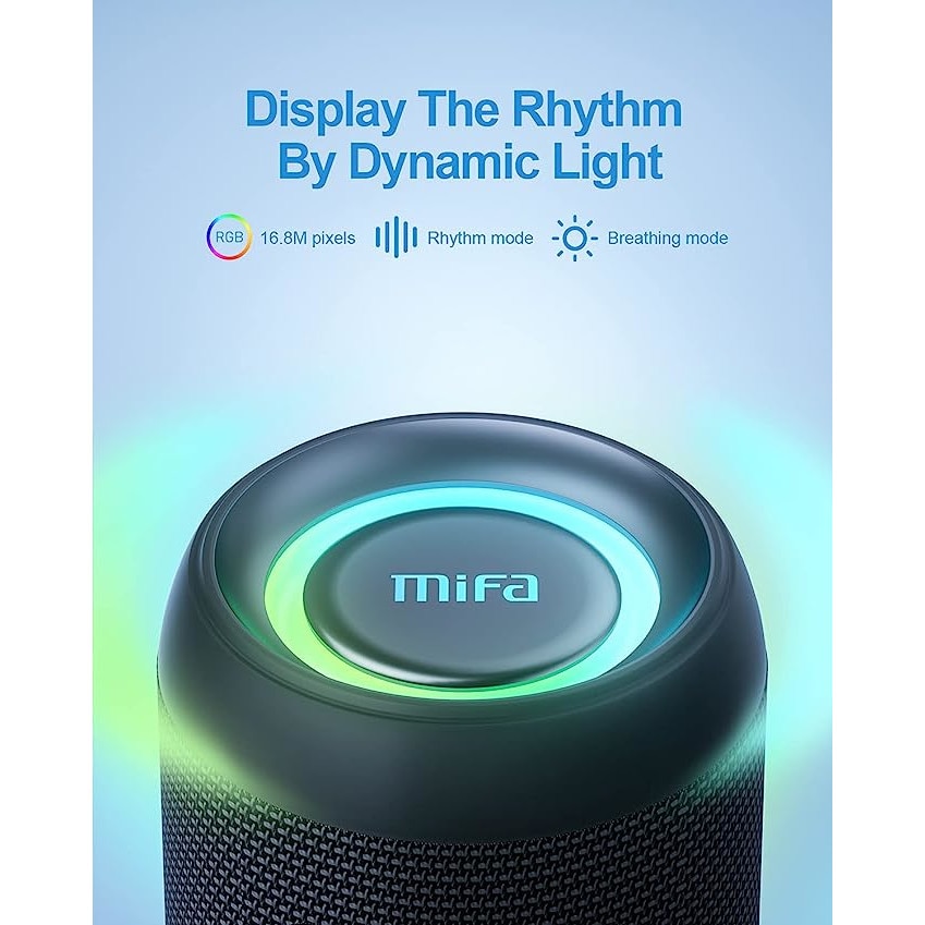 Преносим високоговорител MIFA A90, 60 W, безжичен, IPX7 водоустойчива ...