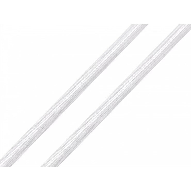 ELASTIC ROTUND 3 mm, alb, 10m - eMAG.ro