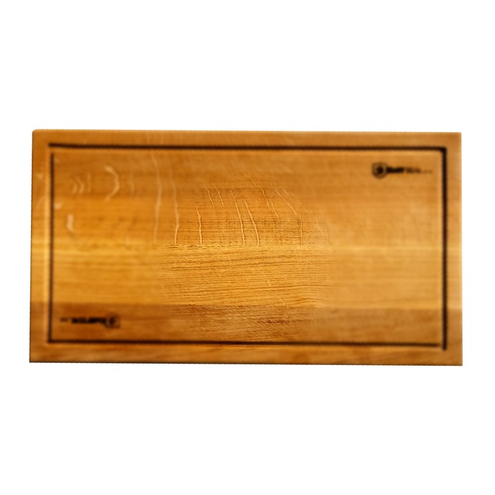 Set 1 tocator mare + 4 tocatoare mici din lemn de stejar, Davide ...