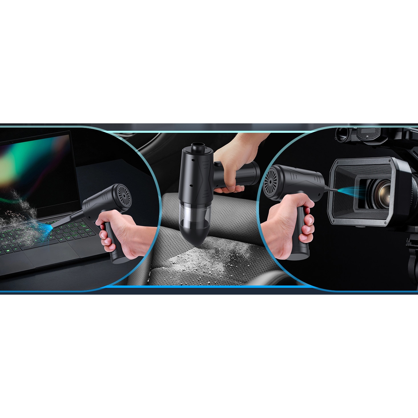 Elektromos sűrített levegő fúvó és szívó pisztoly 2 az 1-ben, Konpaxe ...