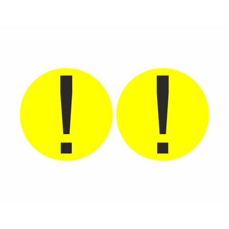 Semne de incepator 2buc, diametru 8,5cm, Autocolant rezistent de ...