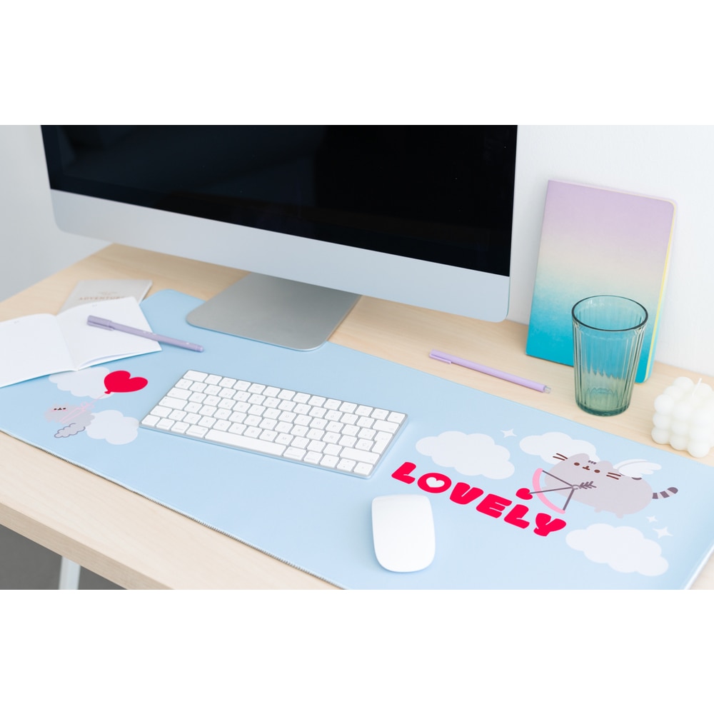Професионална подложка за мишка за игри и офис Pusheen Purrfect Love ...