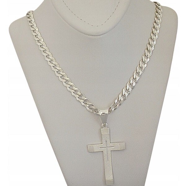 Lant barbati, Amor, Argint, 65 cm, Argintiu - eMAG.ro