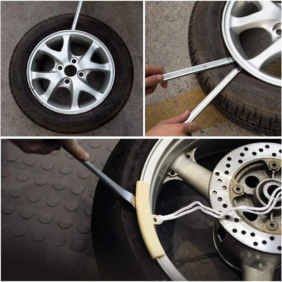 Set leviere pentru anvelope, 25 cm, Argint, 3 bucati - eMAG.ro