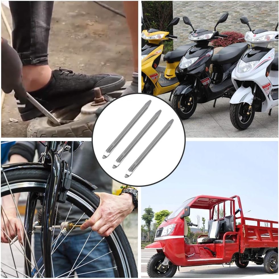 Set leviere pentru anvelope, 25 cm, Argint, 3 bucati - eMAG.ro
