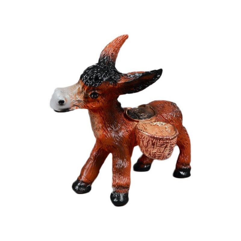 Decoratiune gradina, magarus cu galet, 44x43 cm - eMAG.ro