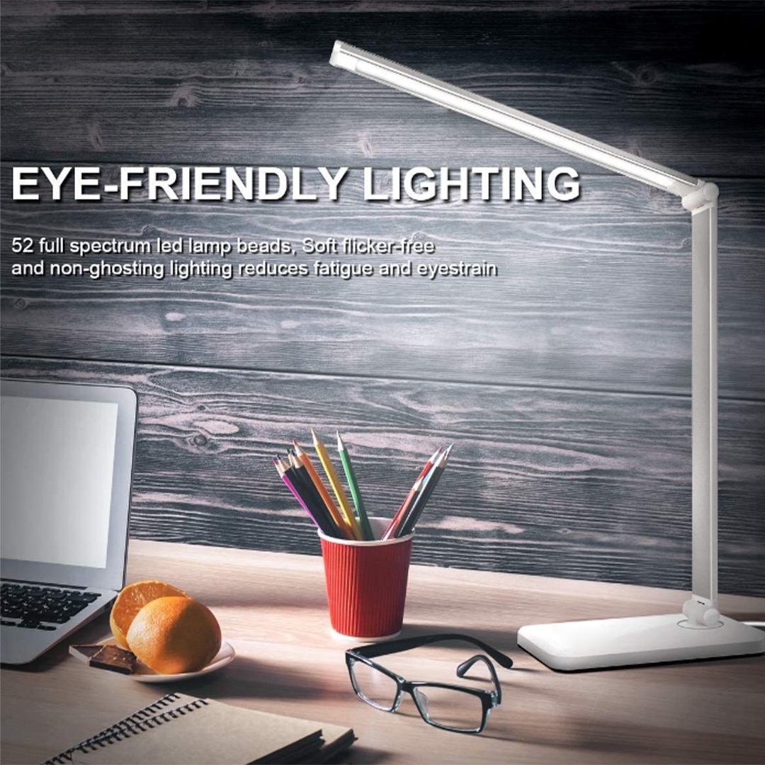 Lampa LED birou, VIELLAN, 3 niveluri de reglare a luminozitatii ...