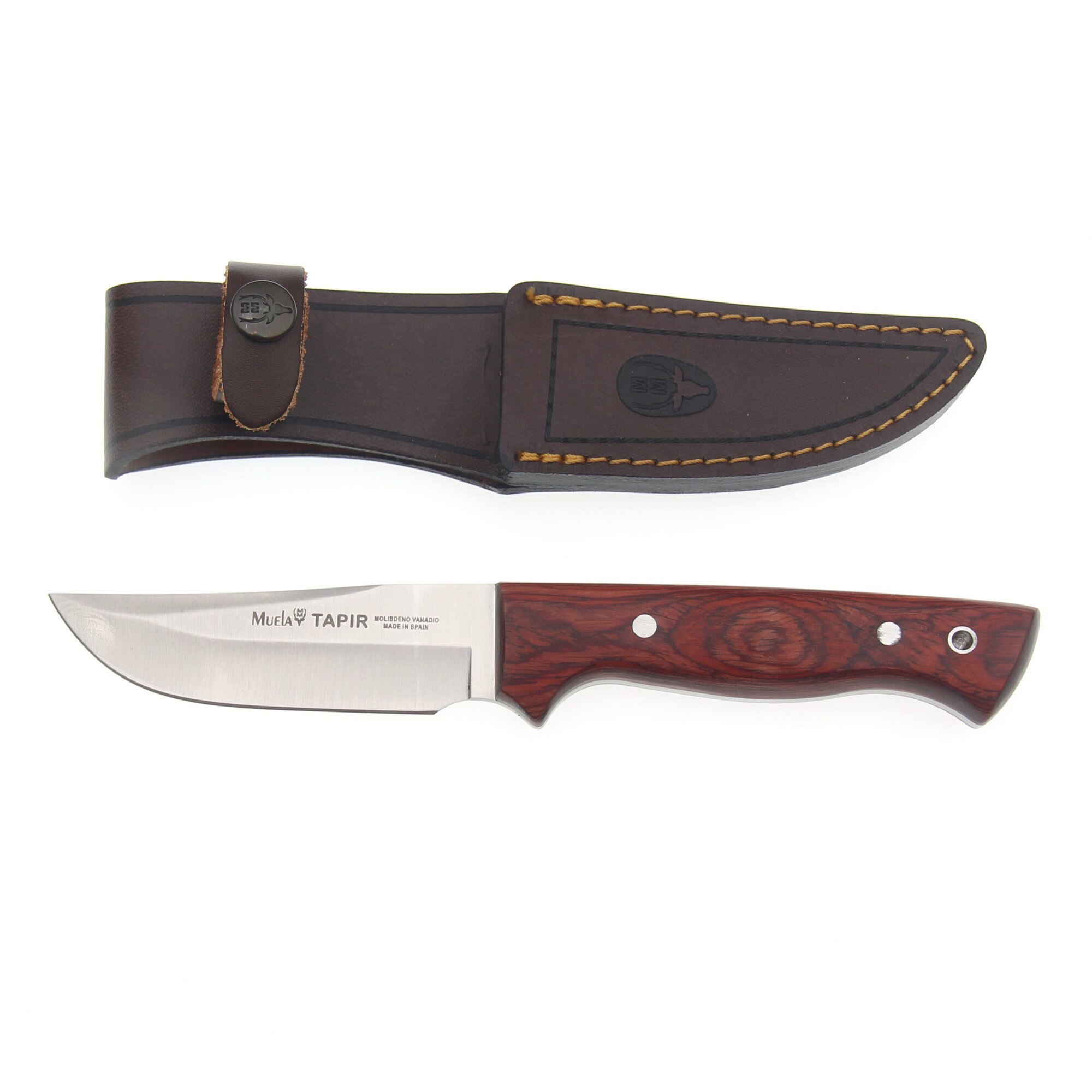 Cutit Vanator, Teaca Piele, Lama 10cm, Muela Tapir-10R - eMAG.ro