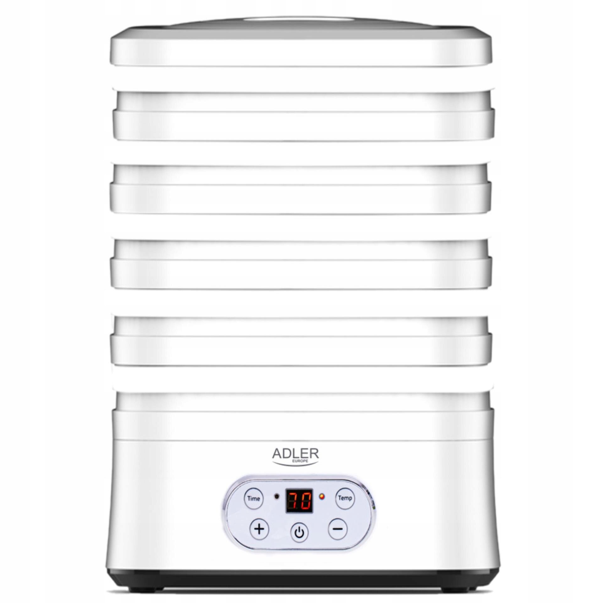 Deshidrator alimentar cu accesorii, ADLER, 550W, Alb - eMAG.ro