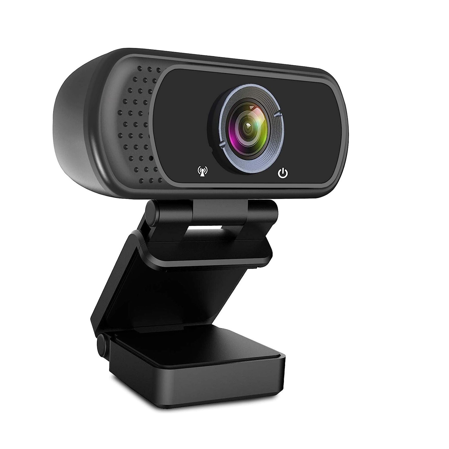 Camera web, 1080P, Cu microfon, Negru - eMAG.ro