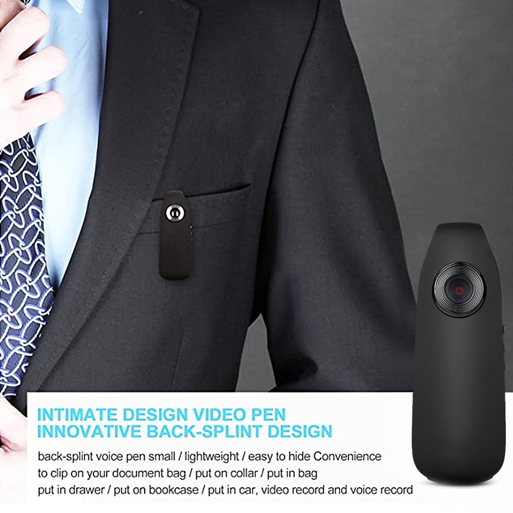 Camera spion, 1080P, Portabila, Negru - eMAG.ro