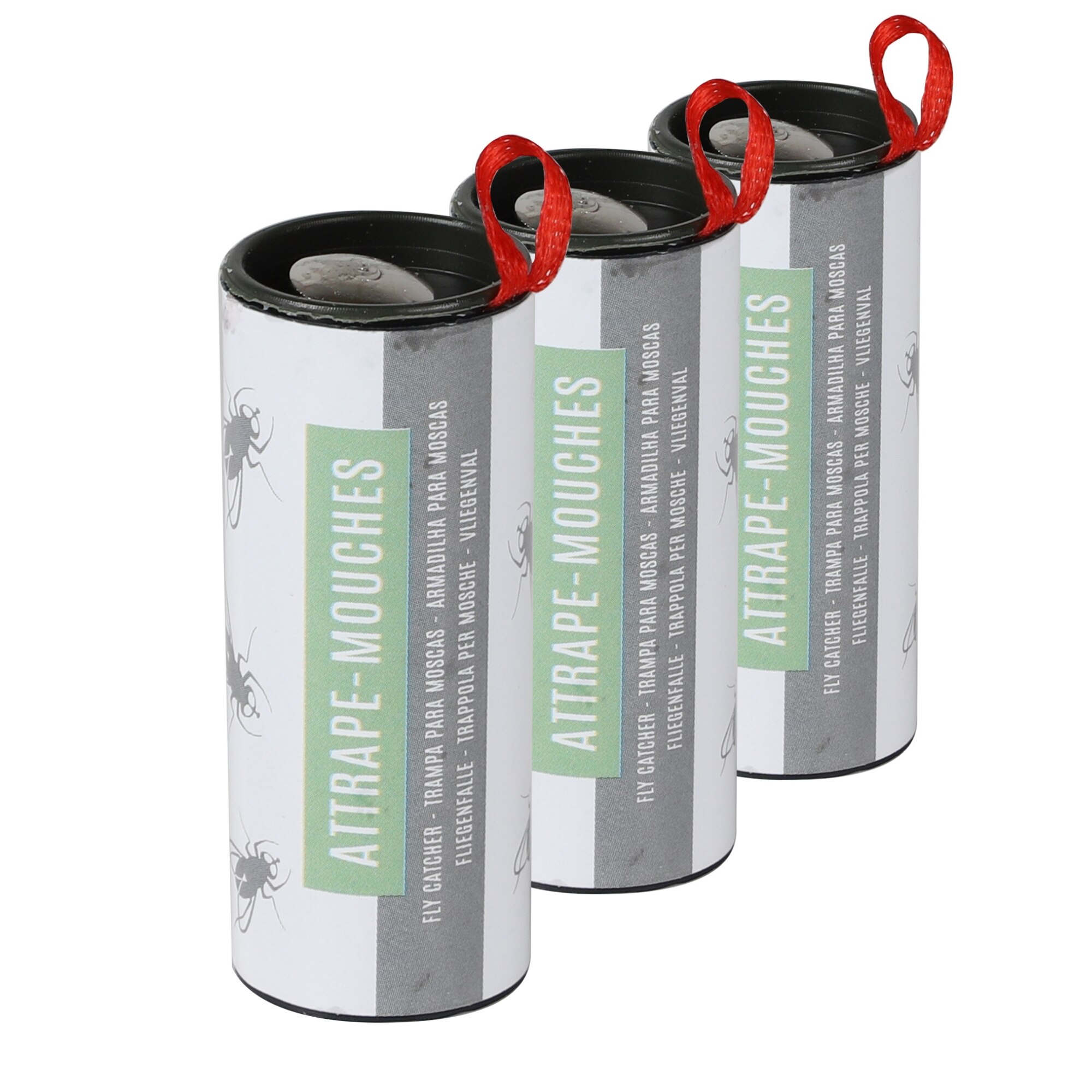 Set 3 capcane, tip banda lipicioasa pentru muste, 5x2 cm, Happymax ...