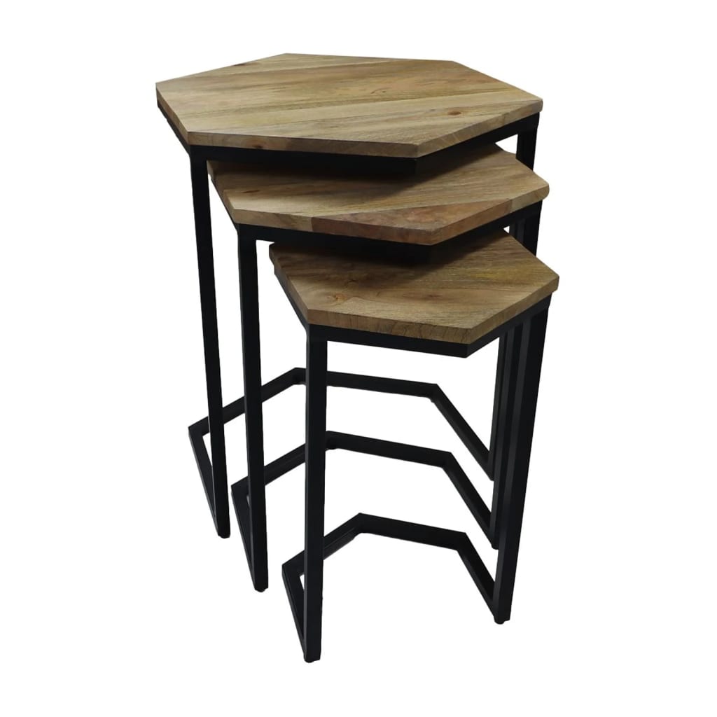 Set de masute de cafea HSM Collection, 3 piese, 15 Kg - eMAG.ro