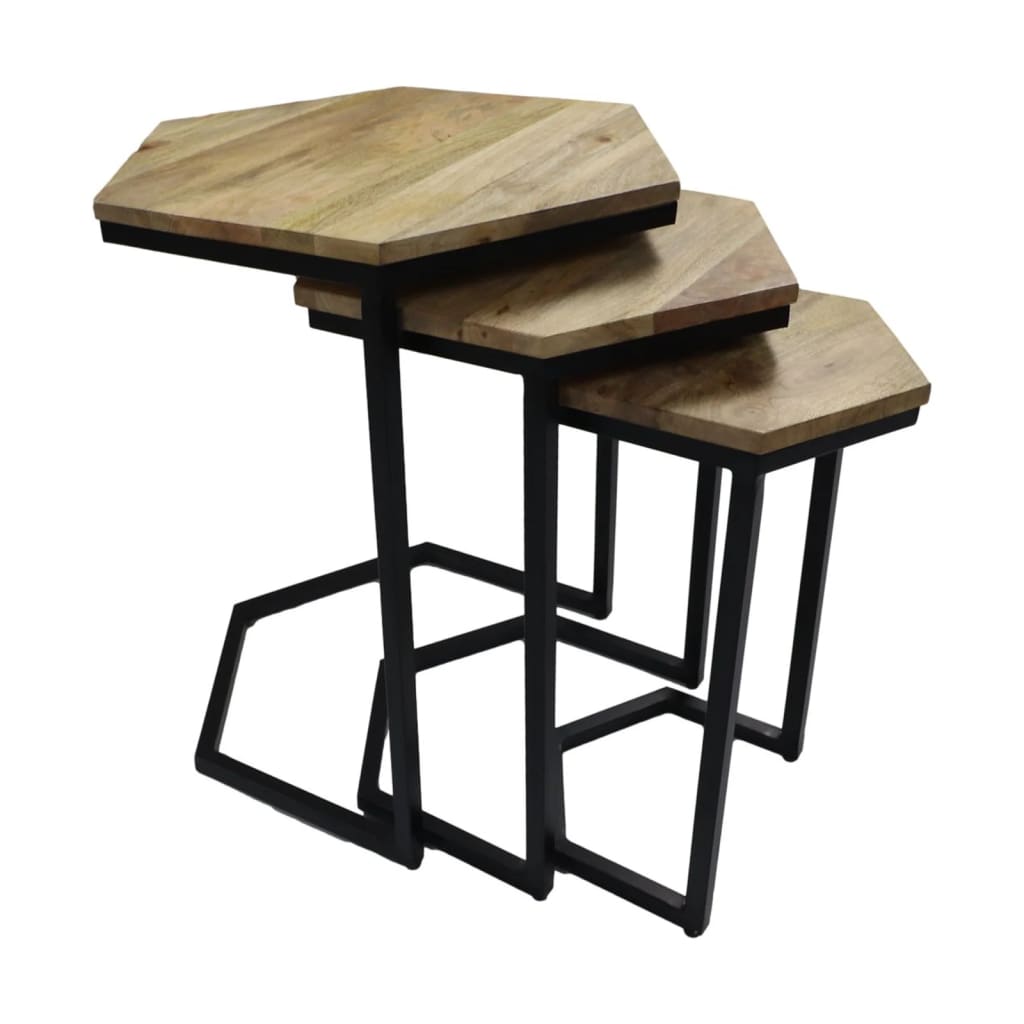 Set de masute de cafea HSM Collection, 3 piese, 15 Kg - eMAG.ro