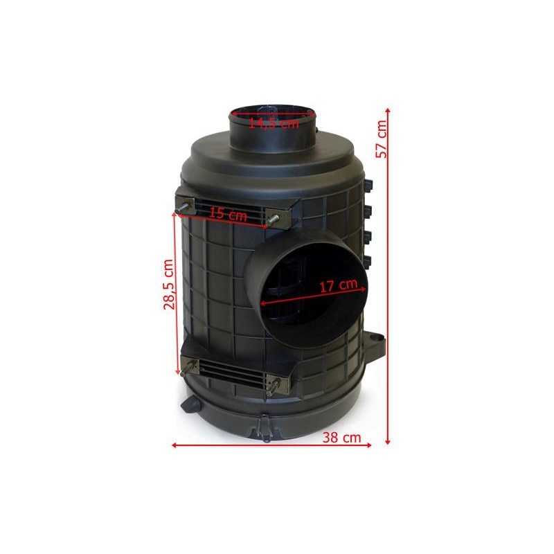 Carcasa filtru de aer, Lamiro, Pentru DAF XF95/105, Negru - eMAG.ro