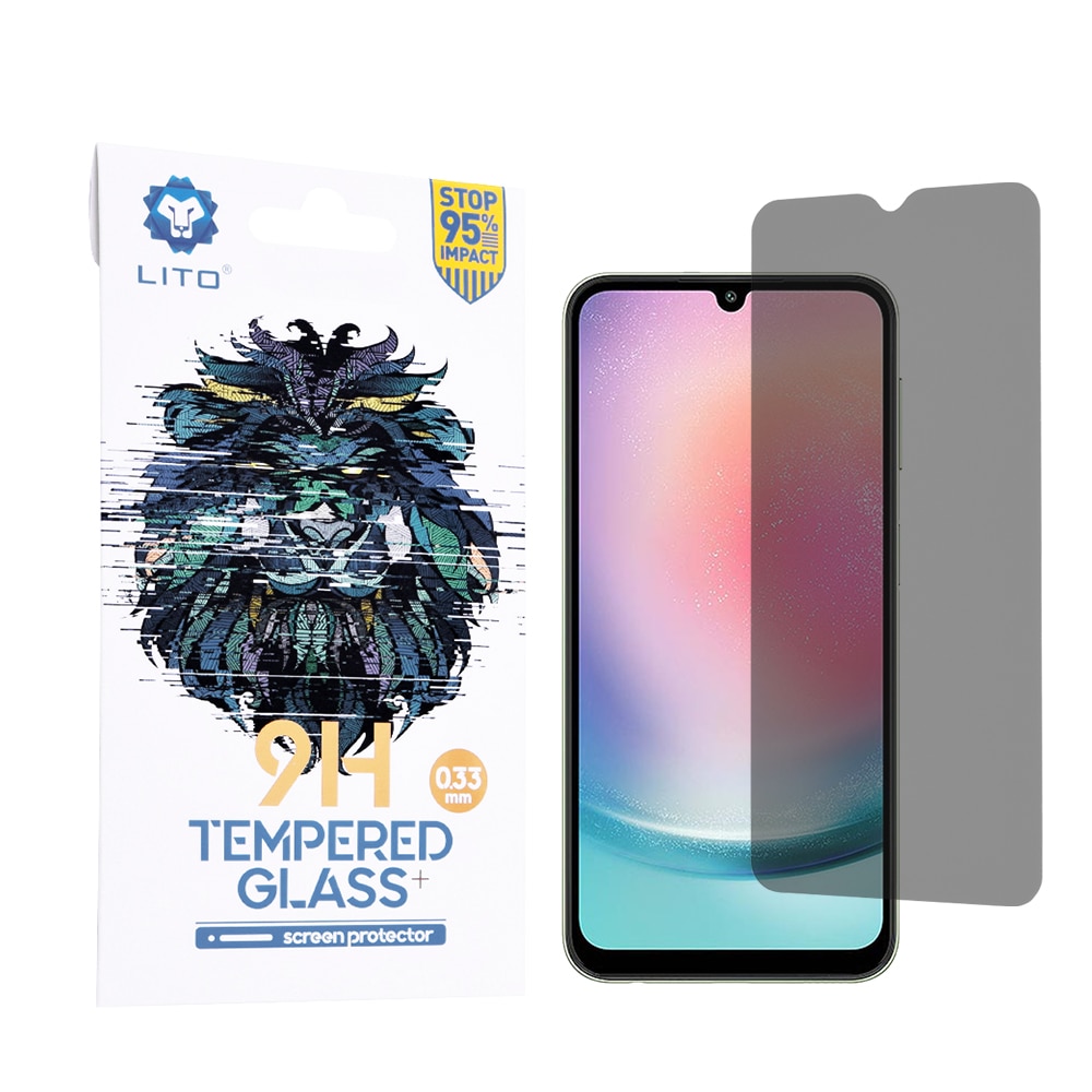 Fólia Samsung Galaxy A24, Lito 2.5D Classic Glass, adatvédelem - eMAG.hu