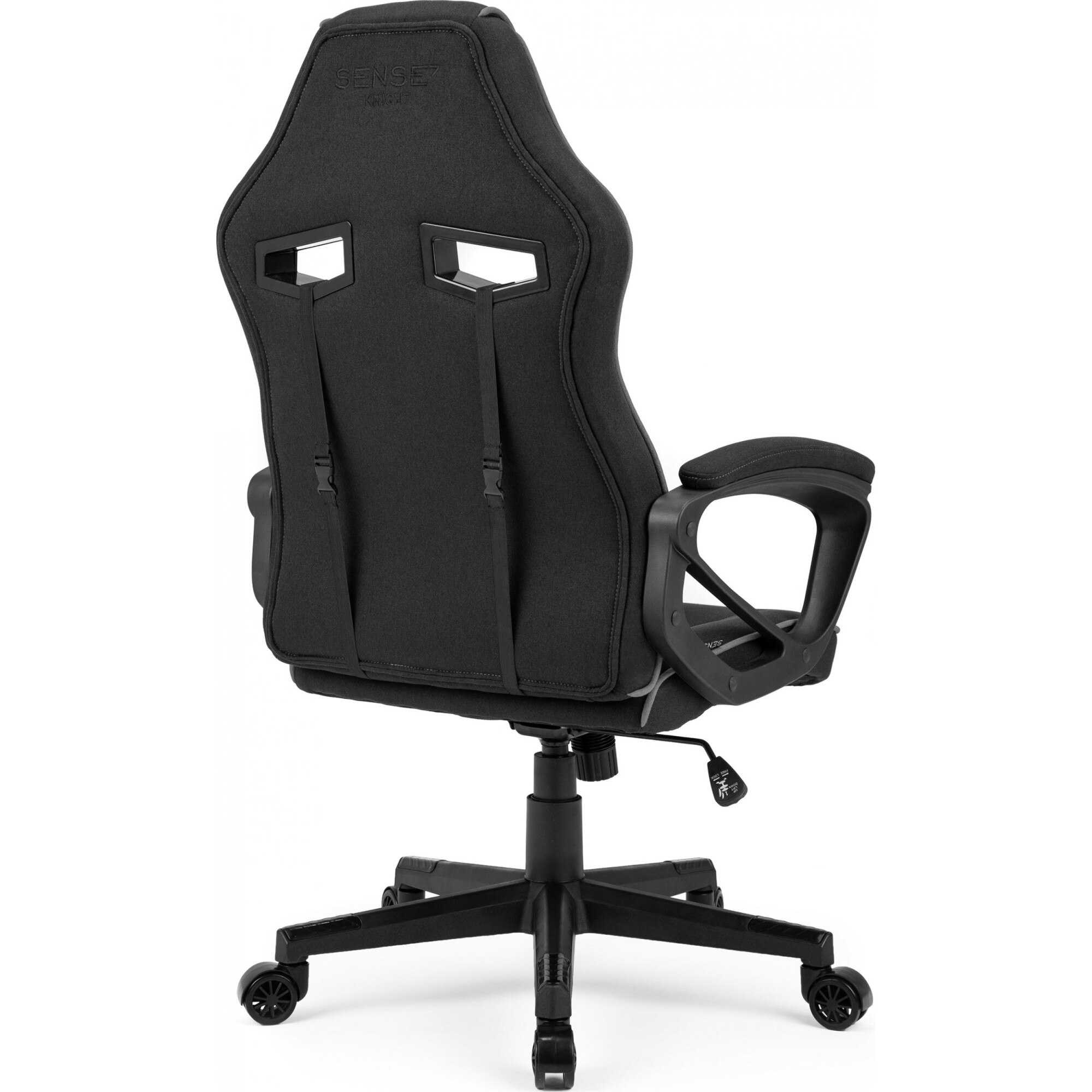 Scaun gaming SENSE7 Knight, material textil, 120 kg, Negru/Gri - eMAG.ro
