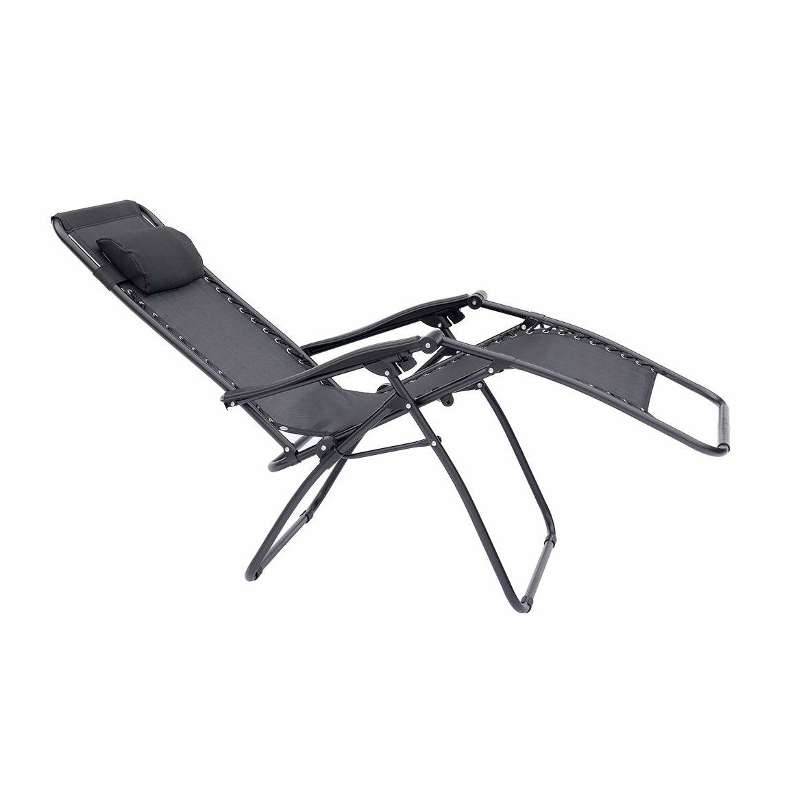 Sezlong plaja, gradina pliabil cu balans 97*14*65.5cm - eMAG.ro
