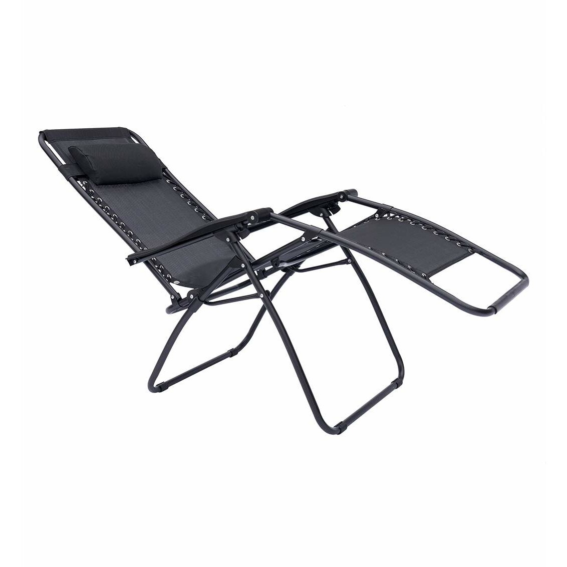 Sezlong plaja, gradina pliabil cu balans 97*14*65.5cm - eMAG.ro