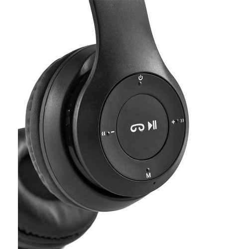 Casti wireless, Fm Radio, Microfon incorporat, Port Micro SD, Pliabile ...