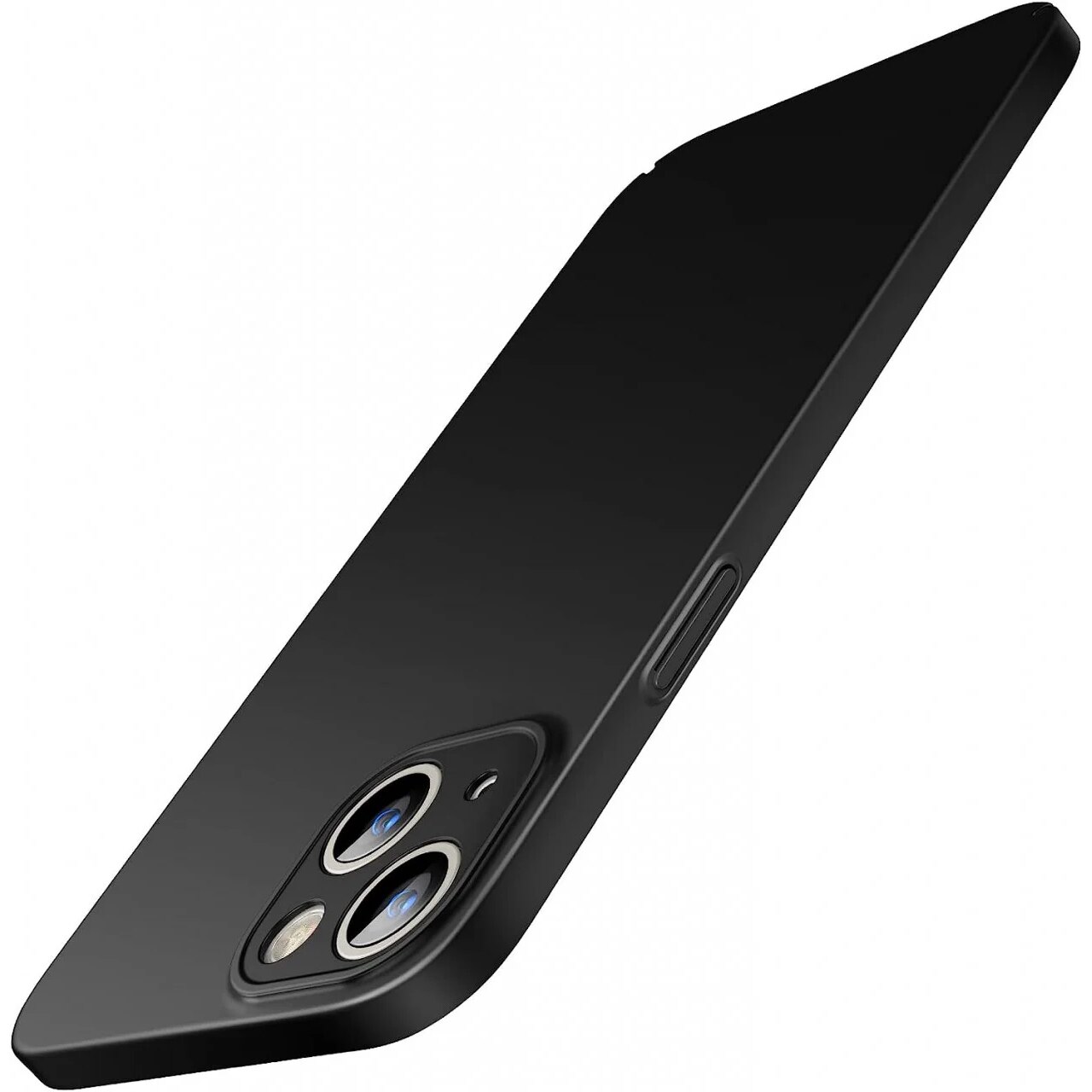 Много тънък защитен калъф за iPhone 14 Plus JETech, поликарбонат, черен ...