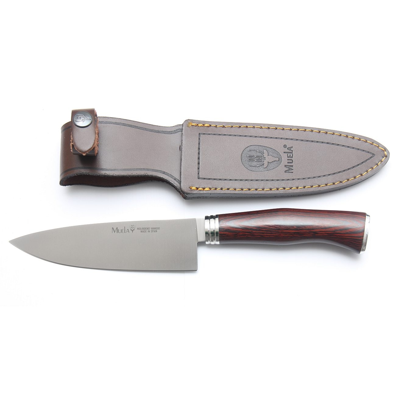 Cutit Vanator, Teaca Piele, Lama 15cm, Muela Mahon CS-15R - eMAG.ro