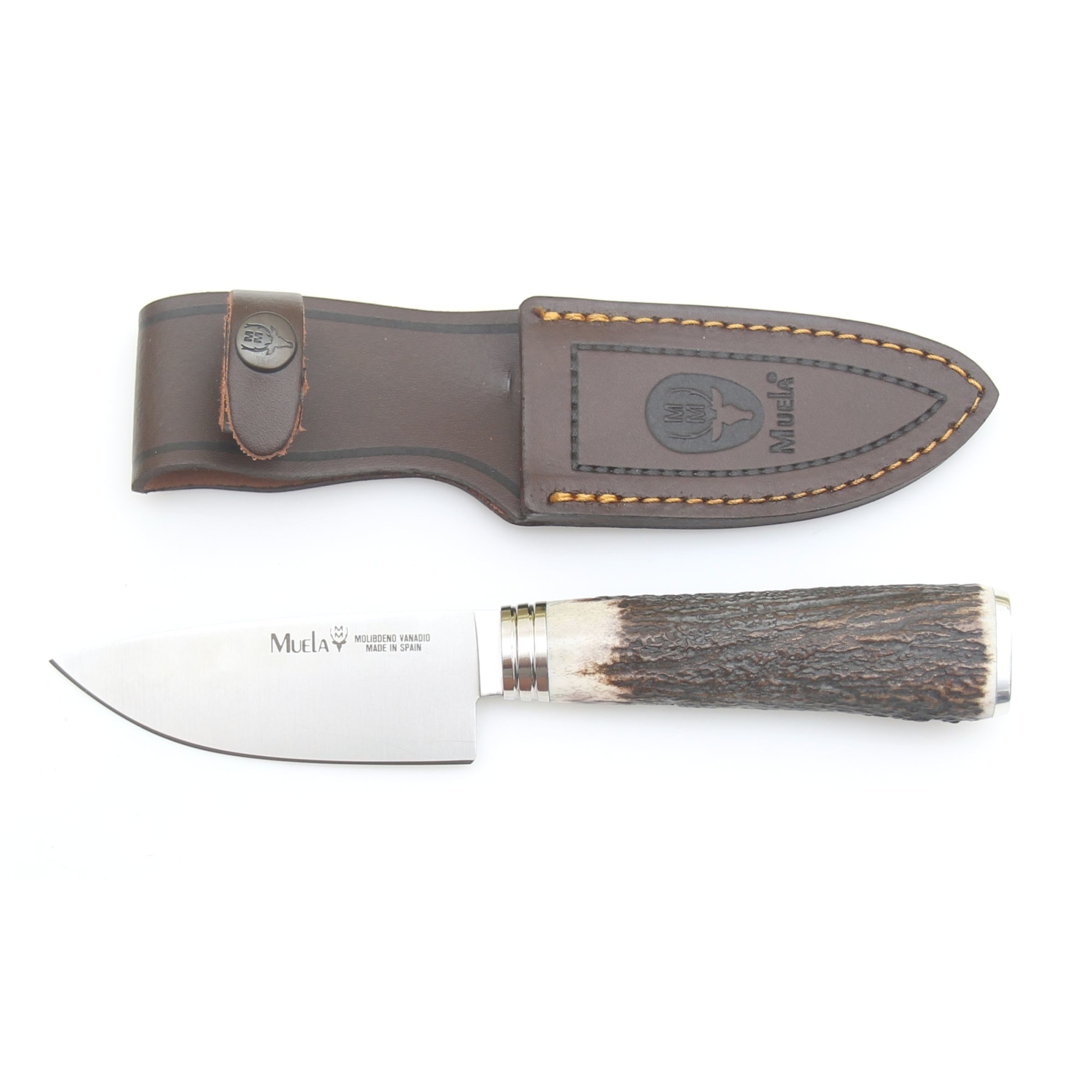 Cutit Vanator Cerb, Teaca Piele, Lama 11cm, Muela CS-11A - eMAG.ro