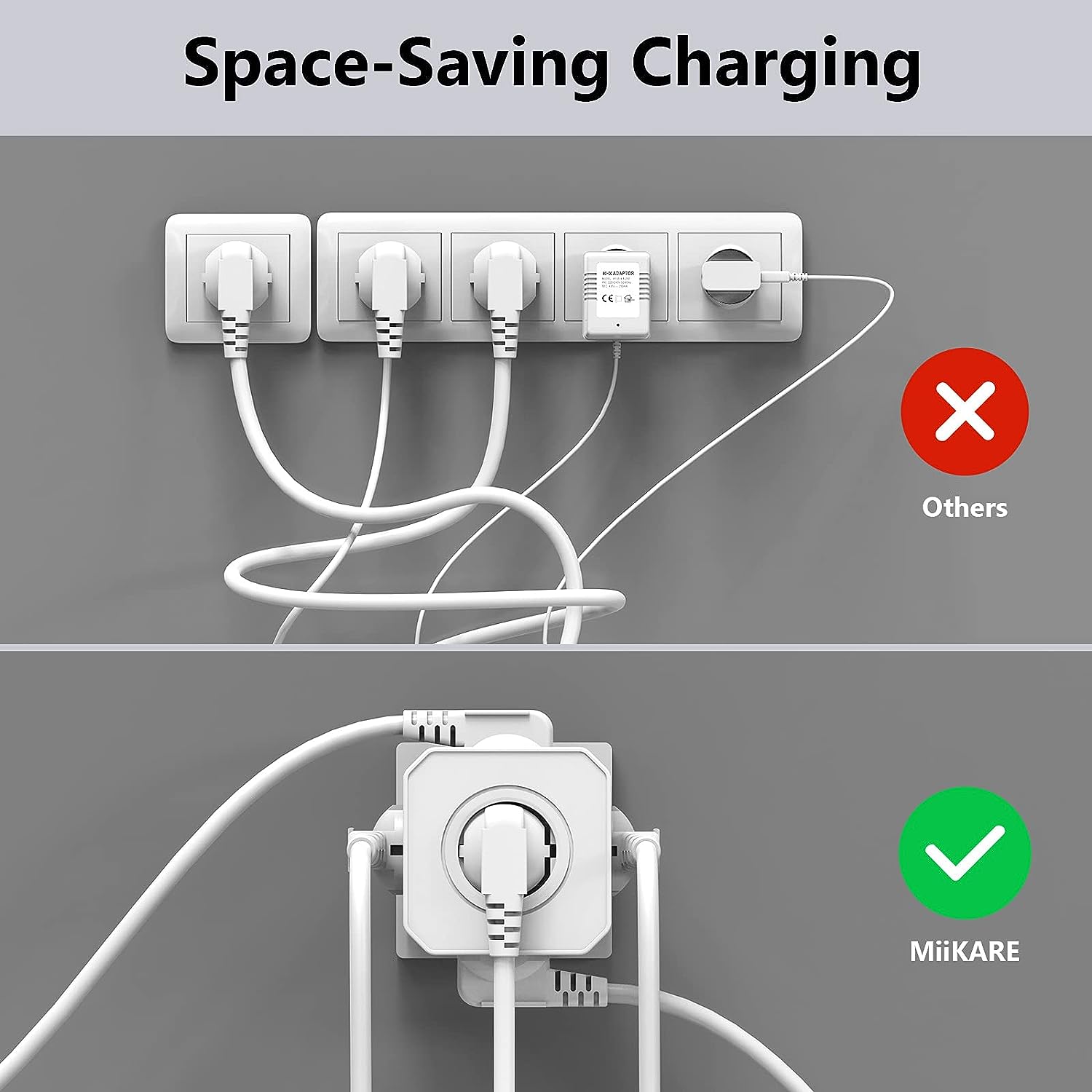 Priza tip cub, Policarbonat, 5 prize, 4000 W, Alb - eMAG.ro