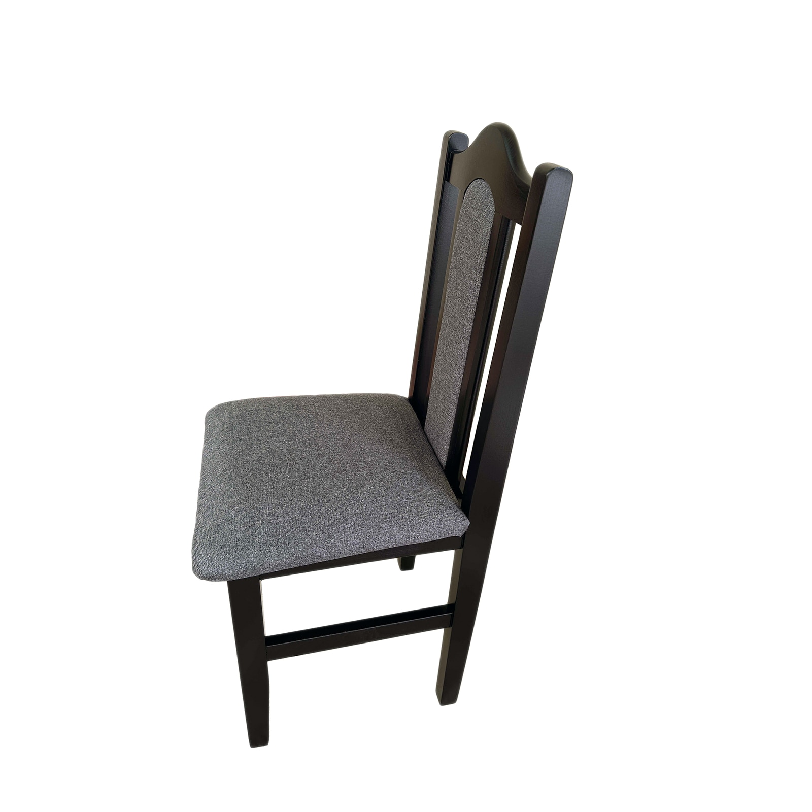 Scaun cu spatar SC-10, lemn masiv de fag, tapitat cu material textil ...