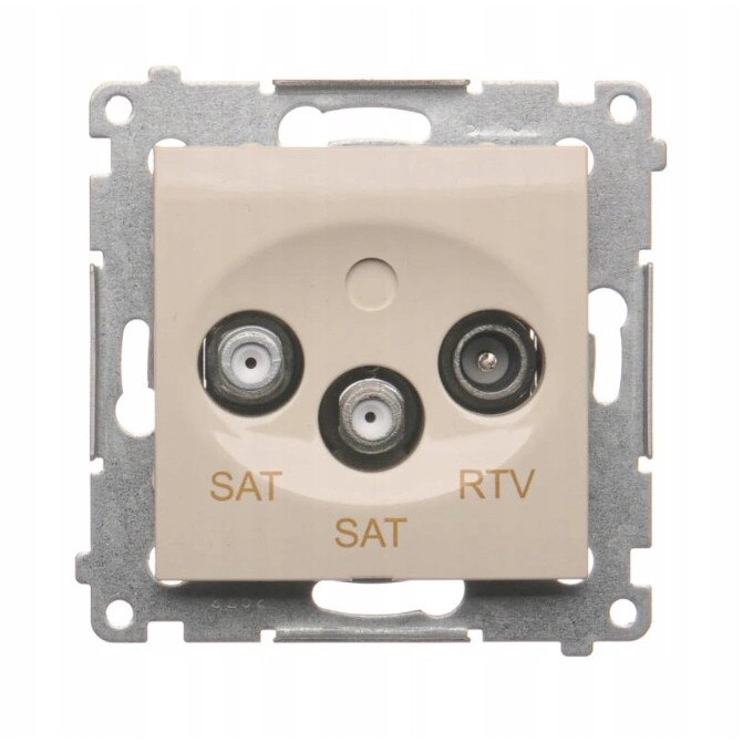 SIMON 54 SAT-SAT-RTV mufa antena KREM - eMAG.ro