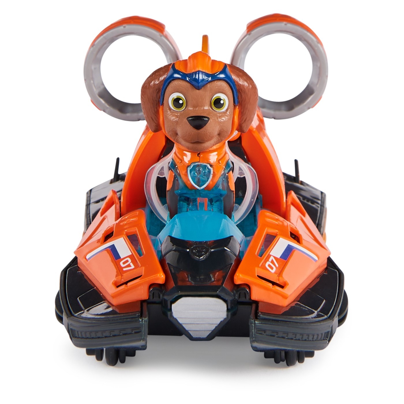 Set figurina si vehicul Paw Patrol The Mighty Movie - Zuma - eMAG.ro