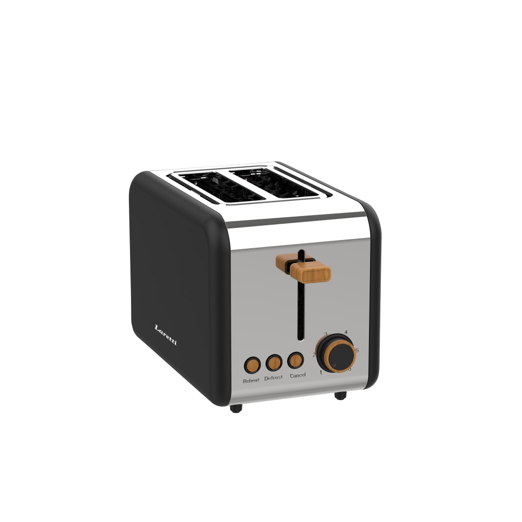 Prajitor de paine Laretti LR-EC2358, 850W, 2 fante, Selectarea gradului ...