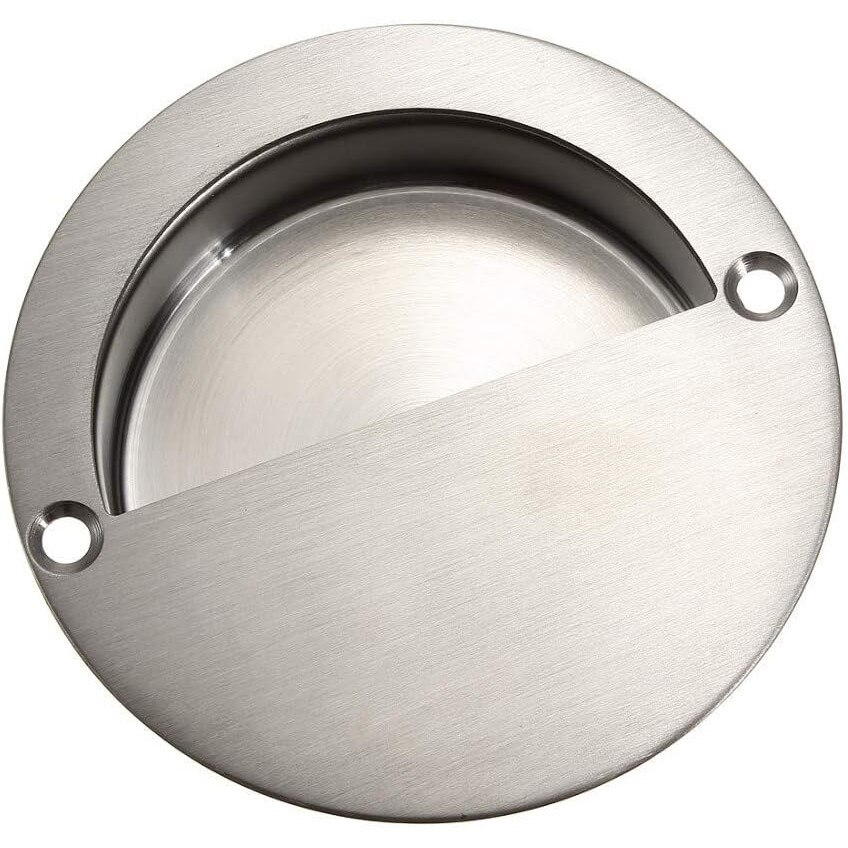 Set 2 manere mobile, Inox, 90mm, Argintiu - eMAG.ro