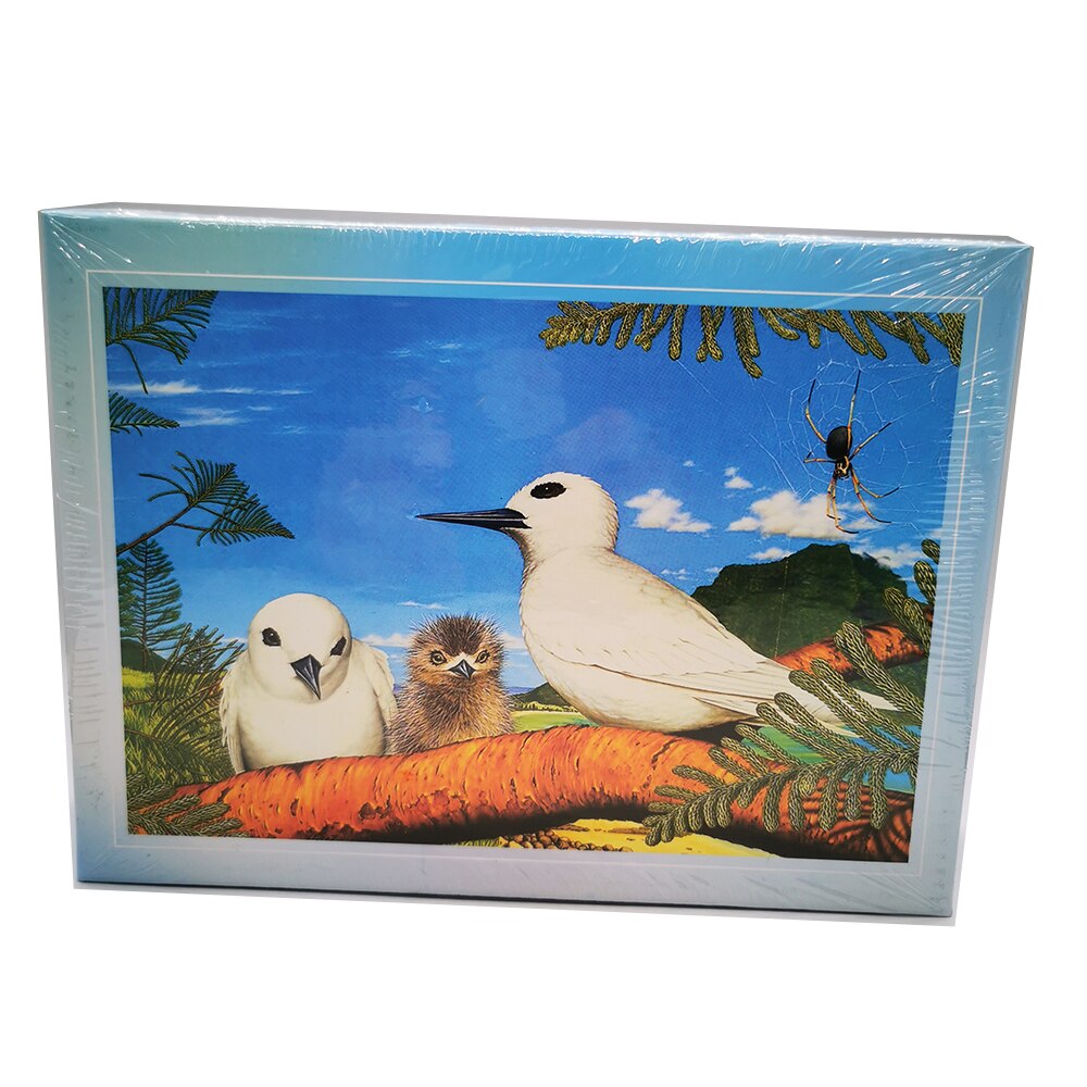 Puzzle din carton 300 piese, "Pasari", 38x26cm, VisionXXI - eMAG.ro
