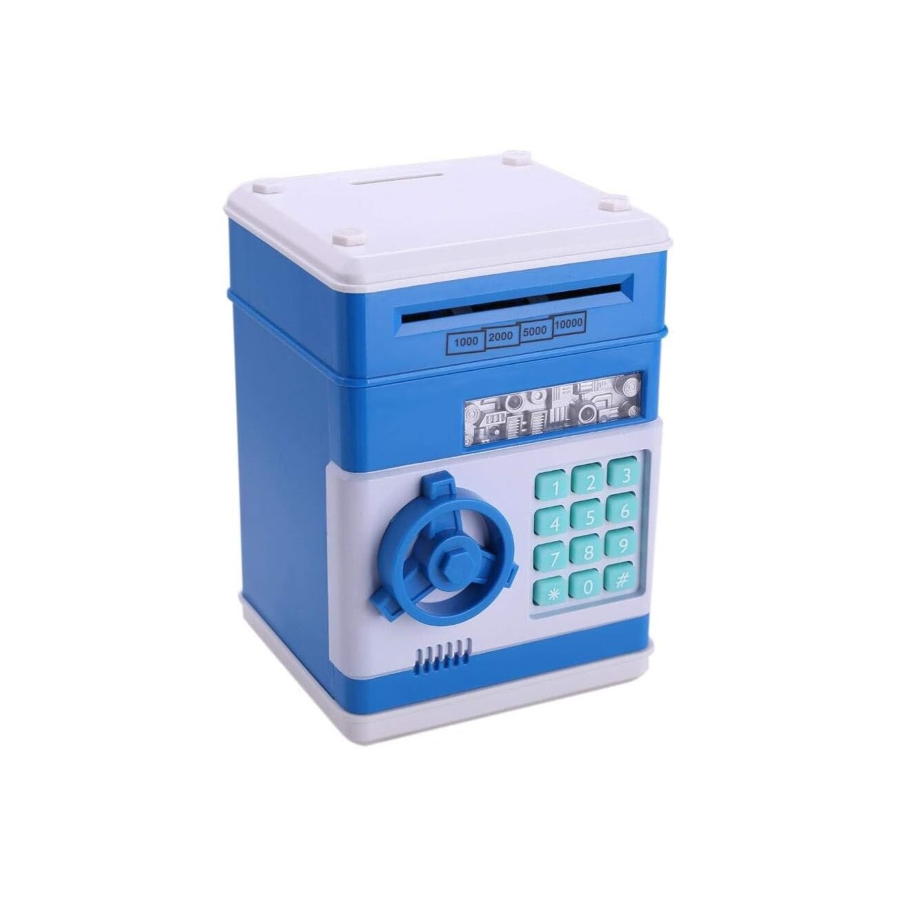 Pusculita metalica tip seif, Zola®, deschidere cu pin, sunete si lumina ...