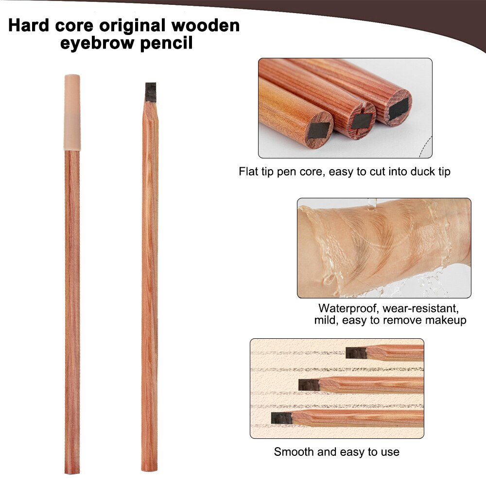 Set 2 creioane pentru sprancene, Jormftte, Negru - eMAG.ro