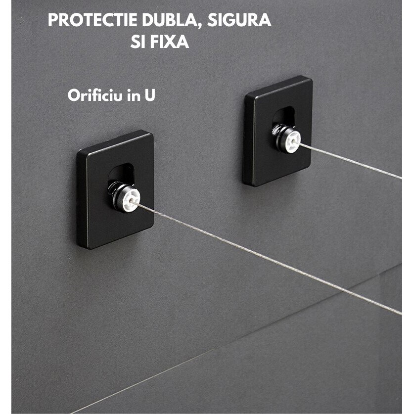 Uscator de rufe retractabil cu capacitate mare de uscare, HITTERGEM ...