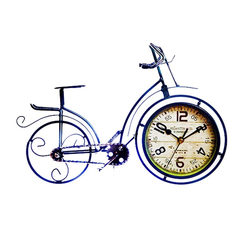 Ceas bicicleta metal Tommy 35x24cm, Multicolor, Vintage - eMAG.ro