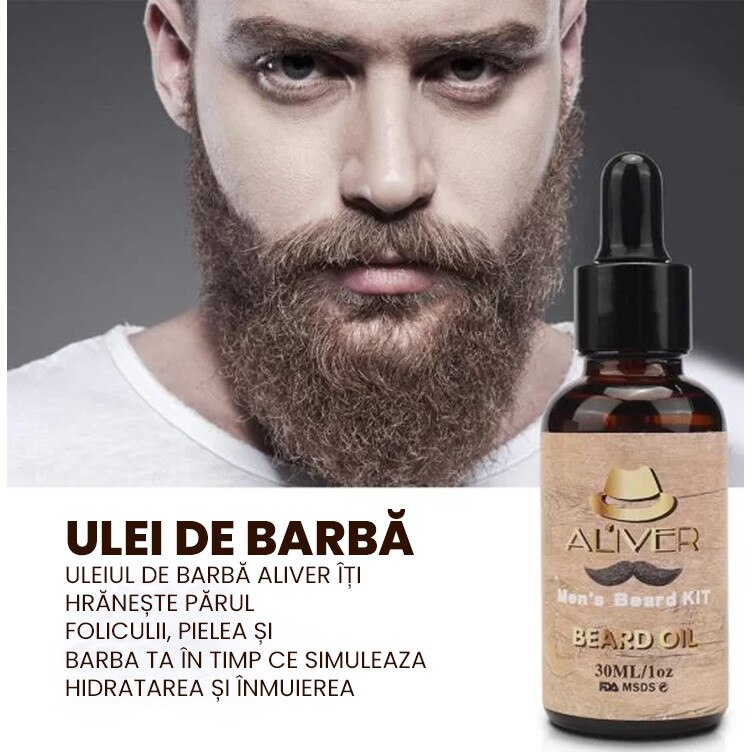 Set pentru Barbierit si Cresterea Barbii, Aliver 139 - eMAG.ro