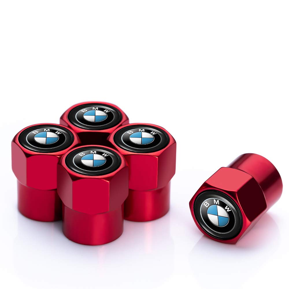 Set 4 capacele pentru ventil auto din aluminiu, General Store, Hexagon ...