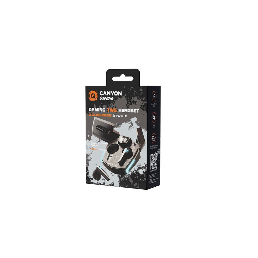 Casti True Wireless Gaming Canyon Doublebee GTWS-2, CND-GTWS2B - eMAG.ro