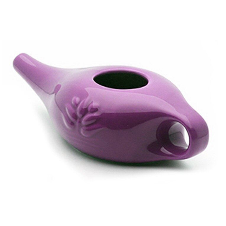 Gom Design orröblítő, Yoga Jala Neti Pot, kerámia, 250 ml, lila - eMAG.hu