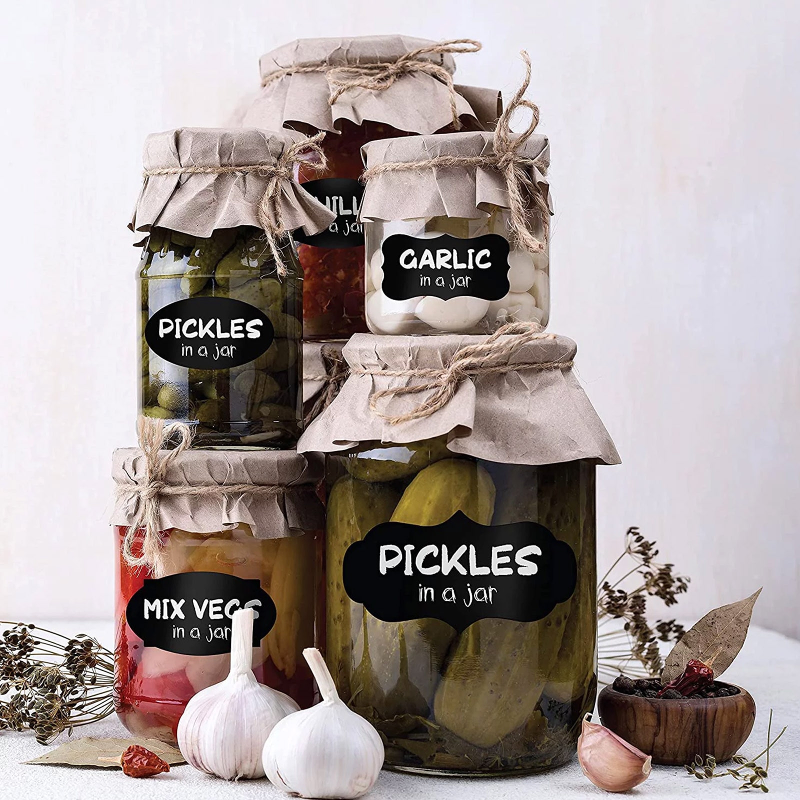 Set 126 Etichete autoadezive, zggzerg, Cu 1 marker alb, Sterse si ...